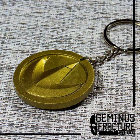 Free Stl File Green Ranger Coin Mighty Morphin Power Rangers Keychain 🪙