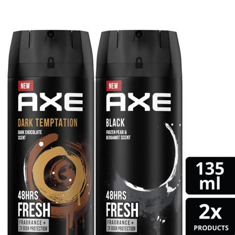 Promo Axe Deodorant Deo Body Spray Pria Dark Temptation Black 135Ml