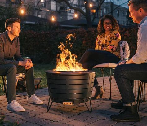 Tiki Low Smoke Fire Pit Burns Cleanly And Efficiently