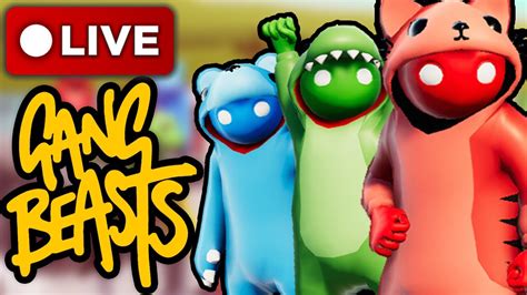 🔴gang Beasts Live🔴wchrisarrived Epic Youtube
