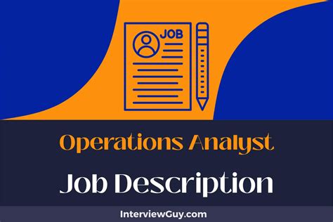 Operations Analyst Job Description Updated For 2025