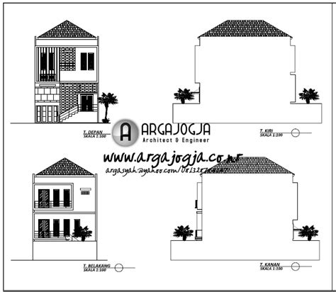 Gambar Contoh Desain Rumah Minimalis Tampak Depan K20 Inspirasi Model