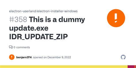this is a dummy update exe idr update zip · issue 358 · electron userland electron installer
