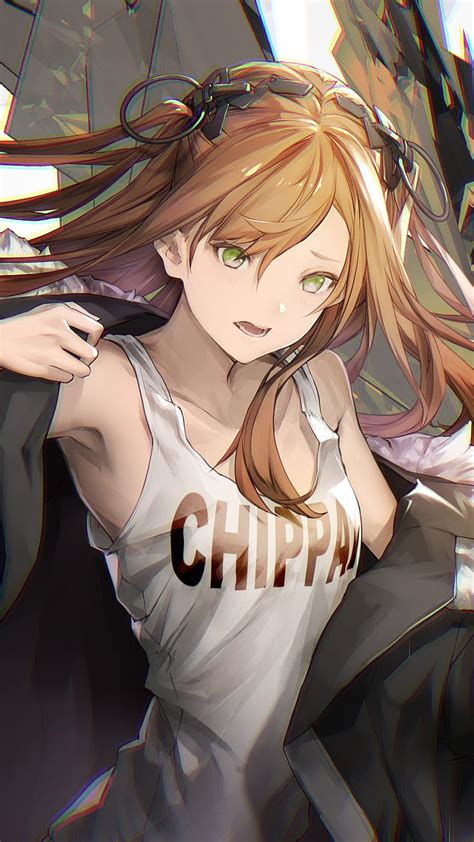 Brown Haired Anime Girl With Hazel Eyes