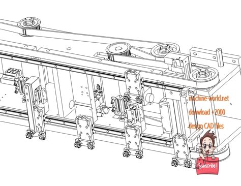 3d Multi Station Material Assembly Conveyor Machine World