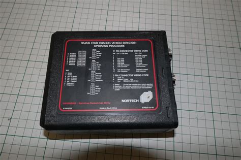 Nortech Td452l Four Channel Inductive Loop Vehicle Detector TME Trading Company