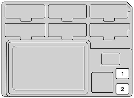Diagrama de fusíveis Toyota Hilux Fusivel info