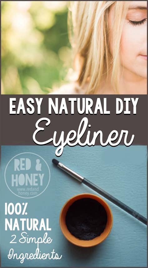 Diy Natural Eyeliner Red And Honey