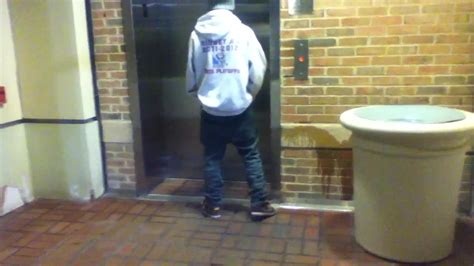 Best Pissing In Public Lad Pissing Near A Bin