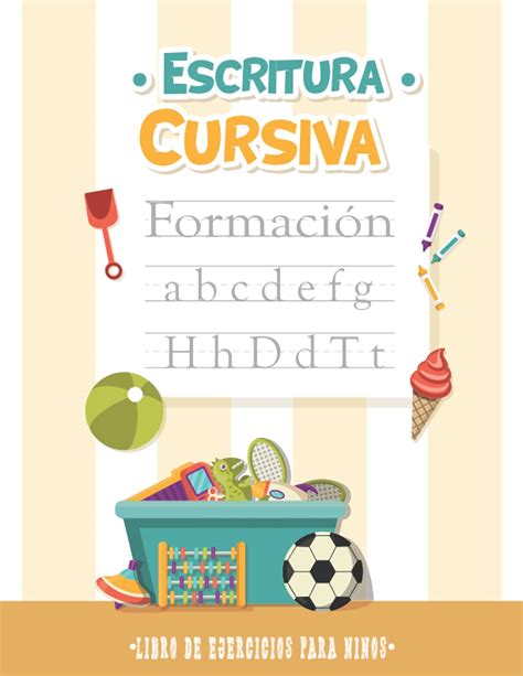 Buy Escritura Cursiva Libro De Ejercicios Para Niños Diario De Actividades Con Tablas Del