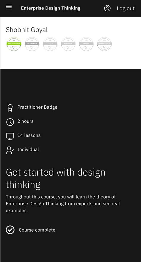 Shobhit Goyal En Linkedin Ibm Designthinking