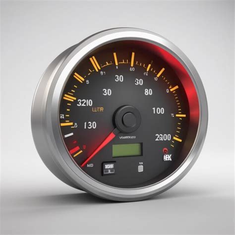 Premium Psd Speedometer Psd On A White Background