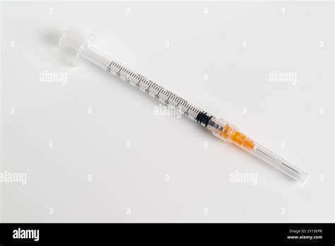 A Sterile Syringe Of Ml Of A Gauge Used For Injection Stock Photo Alamy