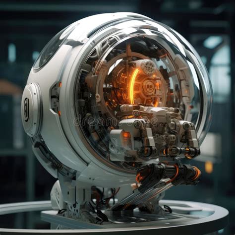 Modern Robot Sphere Stock Illustration Illustration Of Concept 286038810