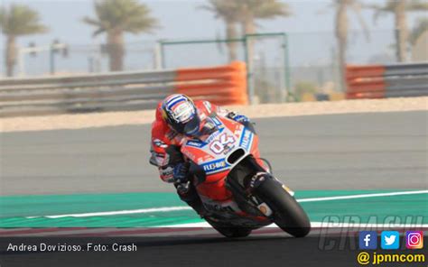 Dovizioso Paling Hot Di FP 1 MotoGP Qatar Rossi Kedua