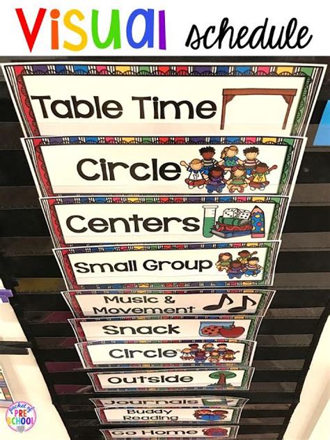 Nurturing Young Minds Preschool Daily Schedules And Visual Tips