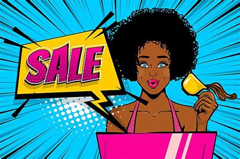 Vector Pop Art Illustration Of A Young Girl Demonstrates The Pos Png