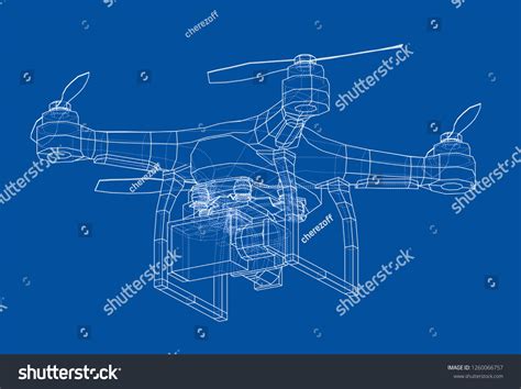 Blueprint Drawing Drone Images Stock Photos Vectors Shutterstock