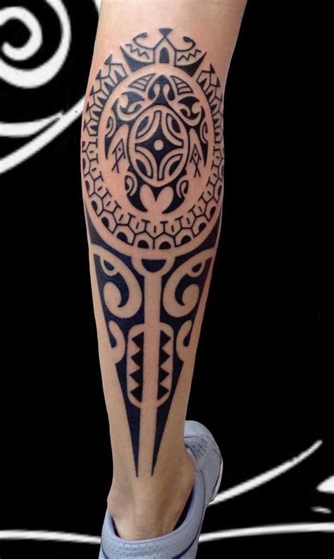 Tatuagens Tribais Masculinas Na Perna Elas Ficaram Muito Famosas Nos Anos E