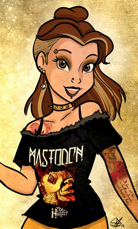 Punk Disney Princess Svg