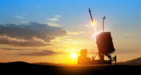 Israel S Iron Dome Air Defense Missile Launches The Missiles Are Aimed