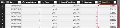 Powerquery Datekey Formatted As Yyyymmdd Stack Overflow