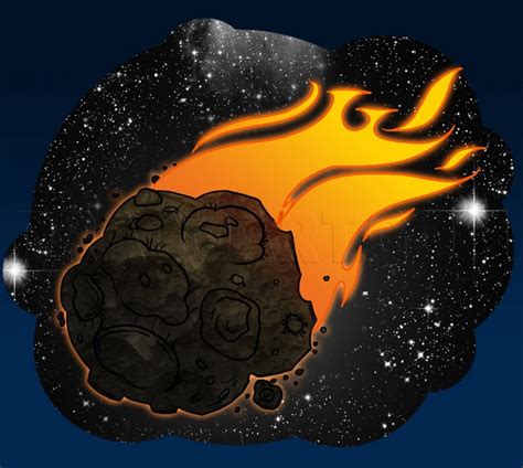 19 Meteor Drawing Ideas How To Draw Meteor DIYnCrafty