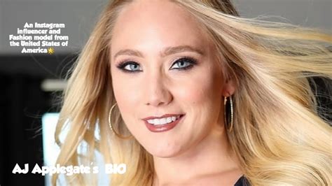 Top Curvy Plus Size Model Aj Applegates Bio Career Facts