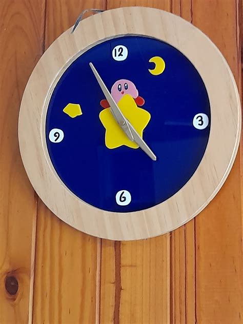 Kirbo Clock I Made Years Ago For A School Project R Kirby