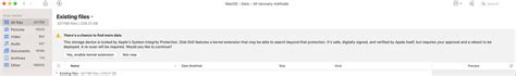 Need To Recover Deleted Files Will Enabling This Kernel Extension Negatively Affect My