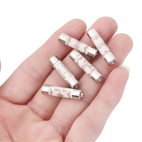 3a 5a 13a 15a Fuse Ceramic Fuse Plug Top 10pcs Shopee Malaysia