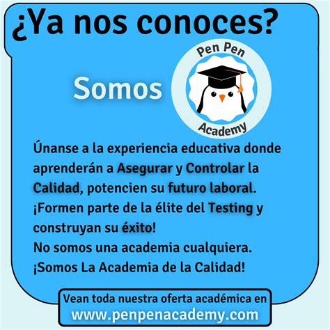 Curso Fundamentos Del Testing De Software Pen Pen Academy