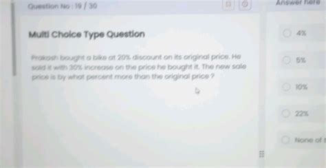 Question Ho 19 30 Answer Here Multi Cholce StudyX