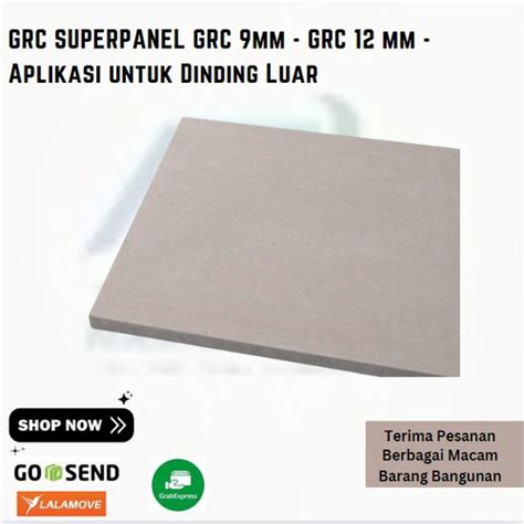 Jual GRC SUPERPANEL GRC 9mm GRC 12 Mm Aplikasi Untuk Dinding Luar