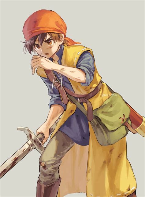Hero Dragon Quest And 1 More Drawn By Macho Ojiji Danbooru