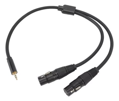 Conector De Cabo De Microfone De 3 5 Mm Para Cabo Fêmea Xlr Frete Grátis