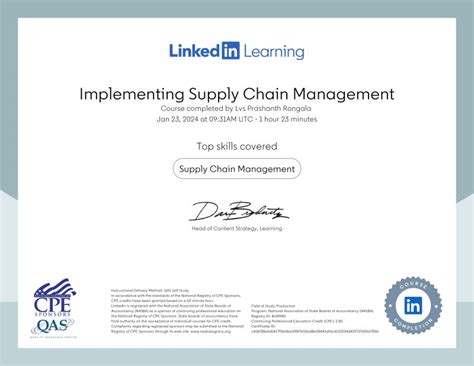Supplychainmanagement Certification Professionaldevelopment