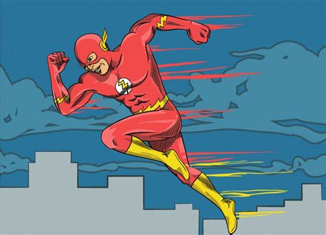 The Flash Cartoon Illustration Vectogravic Design Cartoon