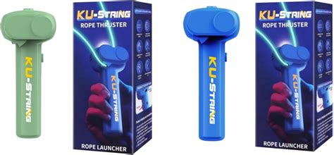 2 Pack Glow In The Dark Loop Rope Launcher Propellerhandheld Novelty