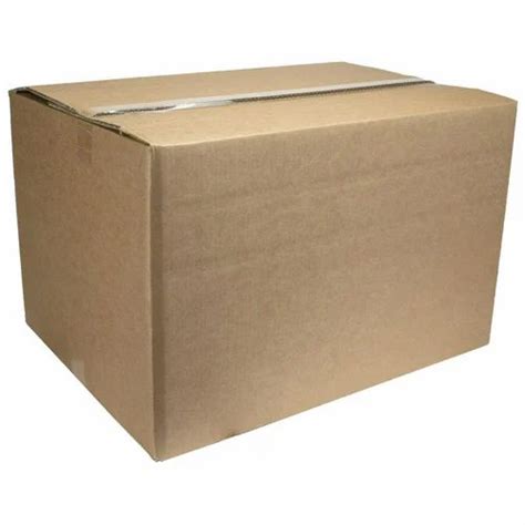 Triple Wall 7 Ply Plain Brown Rectangular Corrugated Box At Rs 49piece
