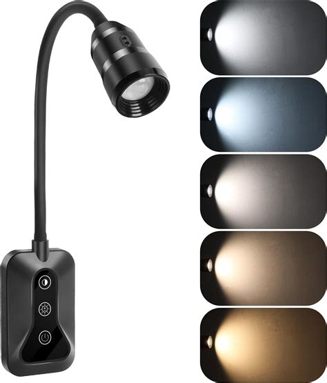 Huaeu Plug In Wall Mounted Reading Light Book Light For Reading At