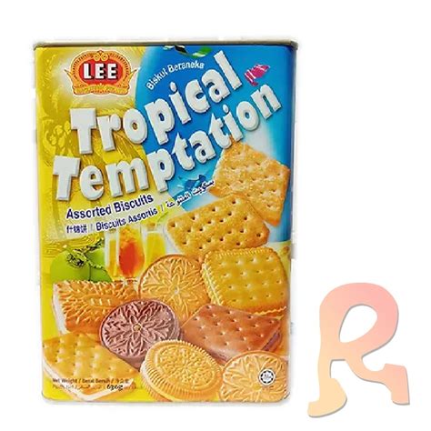 Lee Tropical Temptation Assorted Biscuits Running Man Delivery