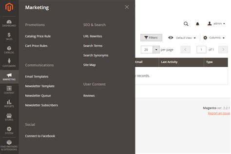 Magento 2 Dashboard Login Magento 2 Admin Grid Custom Admin Panel
