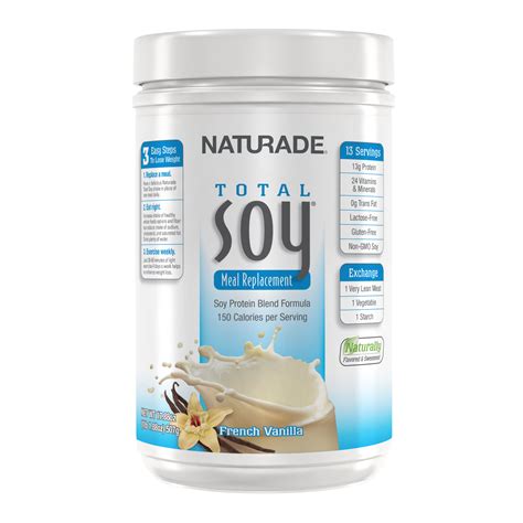 Total Soy All Natural Meal Replacement French Vanilla 13 Servings