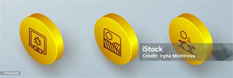 세트 아이소 메트릭 라인 콜로라도 딱정벌레 농업 밀 밭 농장 및 식물 콩나물은 태양 아이콘에서 자랍니다 벡터 3차원 형태에 대한 스톡 벡터 아트 및 기타 이미지 Istock