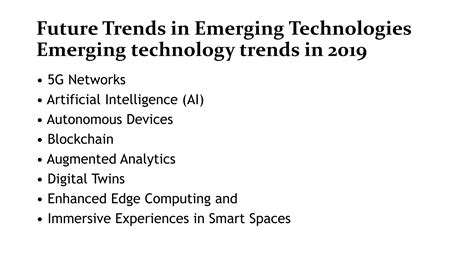 Emerging Technologies Freshman C PPT Pptx