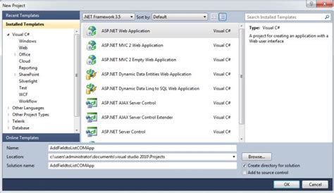 Add Field To List In SharePoint 2010 Programmatically Using VS 2010 Via