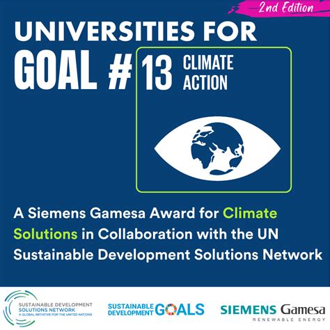 Siemens Gamesa Sdsn Universities For Goal 13 Competition Stem