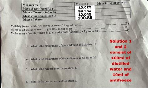 Molality M Number Of Moles Of Solute 1 Kg Solvent