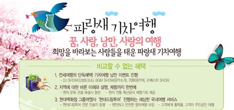 기차타고 꽃구경~ 현대드림투어 파랑새 국내기차여행 하나 네이버 블로그